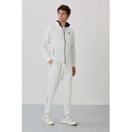 Herren Sweatshirt mit Rei&szlig;verschlusskragen und Hose Set