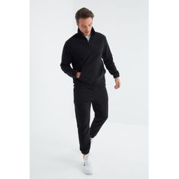 Herren Polyester Sweatshirt und Hose Set