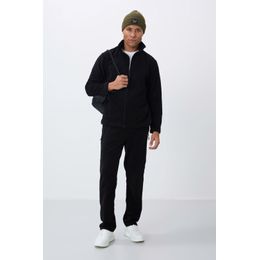 Herren Sweatshirt mit Rei&szlig;verschluss und Jogginghose Set