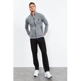 Herren Sweatshirt-Set mit Rei&szlig;verschluss und Hose