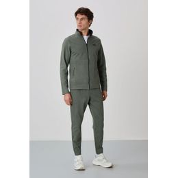Herren Sweatshirt-Set mit Rei&szlig;verschlusskragen und Hose