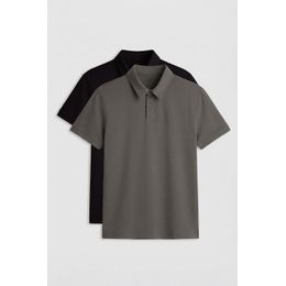 Herren Baumwoll-Elasthan Polo T-Shirt