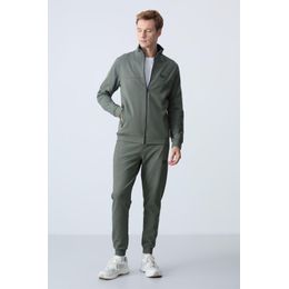 Herrenfleece-Sweatshirt- und Hosen-Set