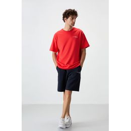 Oversized T-Shirt mit kurzen &Auml;rmeln und Shorts-Set