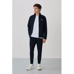 Herren Sweatshirt- und Hosen-Set mit Rei&szlig;verschlusskragen