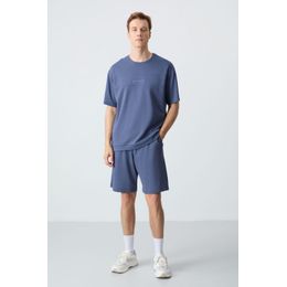 Herren &Uuml;bergr&ouml;&szlig;en Baumwollmischung T-Shirt und Shorts Set