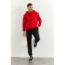 &Uuml;bergr&ouml;&szlig;en Kapuzenpullover und Jogginghosen-Set