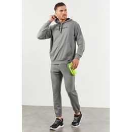Oversized Kapuzensweatshirt und Hose Set