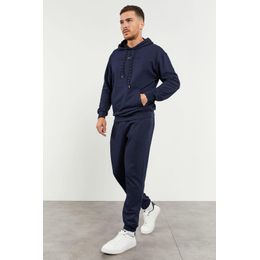 &Uuml;bergro&szlig;er Kapuzenpullover mit Hose Set
