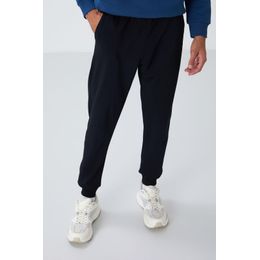 Herren Fleece-Sweatpants einfarbig