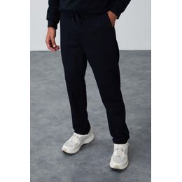 Herren Sweatpants mit regul&auml;rer Passform aus Baumwollmischung
