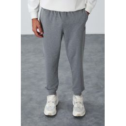 Herren einfarbige Fleece-Sweatpants