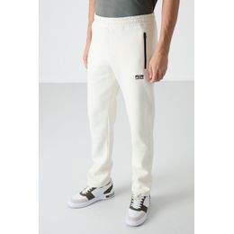 Herren regul&auml;r geschnittene Fleece-Sweatpants