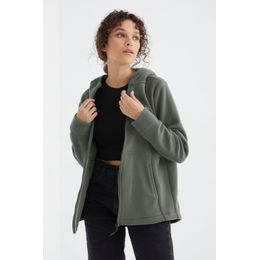 Damen Kapuzen-Zip-Sweatshirt