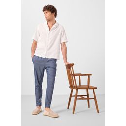 Herren Gerade geschnittene Gabardine-Chinos
