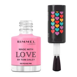 Rimmel London Made With Love Von Tom Daley Nagellack #060-pick Me Pink 8 ml