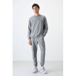 Herren Fleece Sweatshirt und Hose Set