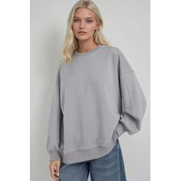 L&auml;ssiges Crewneck Strick Sweatshirt