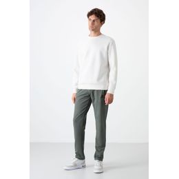 Herren Sweatpants in regul&auml;rer Passform mit geradem Bein