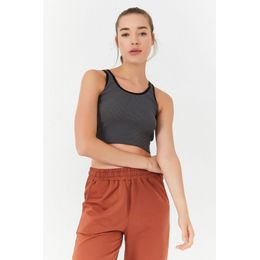 Rippenshirt ohne &Auml;rmel