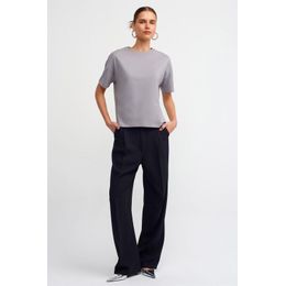 Damen Baumwoll Rundhalsausschnitt T-Shirt