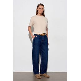 Damen Baumwoll Rundhalsausschnitt T-Shirt