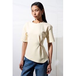 Damen Rundhals Kurzarm Jersey T-Shirt