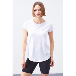 Damen T-Shirt mit kurzem Arm und Rundhalsausschnitt