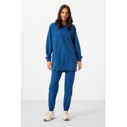 Oversized Fleece Sweatshirt und Hose Set