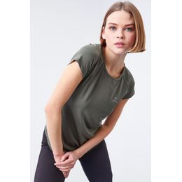 Damen Kurzarm T-Shirt mit Rundhalsausschnitt