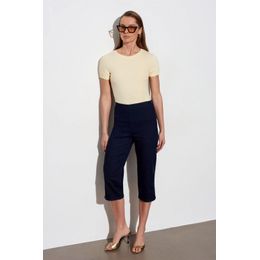 Damen Slim Fit Rundhalsausschnitt T-Shirt
