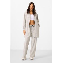Damen Baumwollmischung Sweatshirt und Weite-Hosen Set