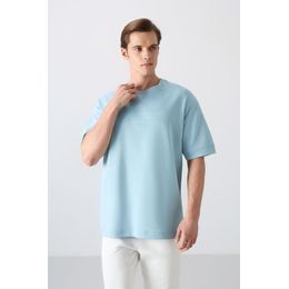&Uuml;bergr&ouml;&szlig;e Bedrucktes Rundhals-T-Shirt
