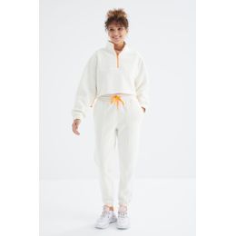 Oversized Fleece Sweatshirt und Hose Set