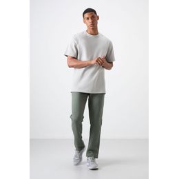 Herren Fleece-Sweatpants im Regular Fit