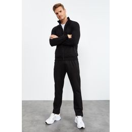 Herren Sweatshirt mit Rei&szlig;verschluss und Hose Set
