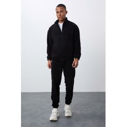 Herren Polyester Sweatshirt und Hosen Set