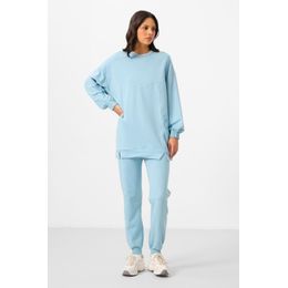Oversized Fleece Sweatshirt und Hose Set