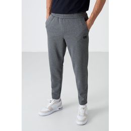 Herren Polyester Regular-Fit Sweatpants