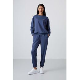 &Uuml;bergro&szlig;es Sweatshirt und Set mit elastischen Hosen