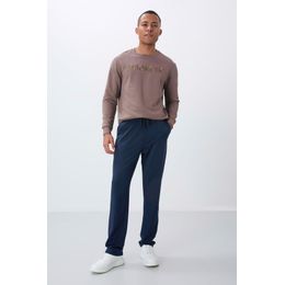 Herren Sweatpants aus Baumwollmischung mit regul&auml;rer Passform