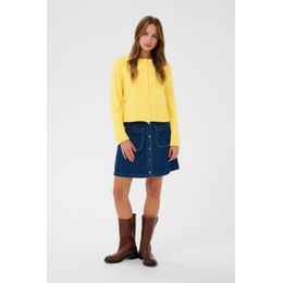 Saint Tropez Strickjacke LarnaSZ Strickjacke Gerade Passform