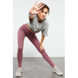 Hochtaillierte Baumwoll-Elasthan-Leggings