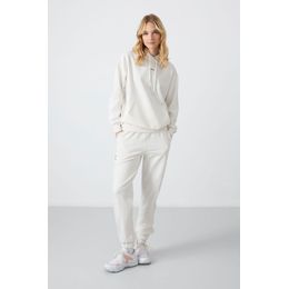&Uuml;bergro&szlig;es Kapuzen-Sweatshirt- und Hosen-Set