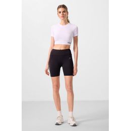 Kurze Hochbund-Sportleggings