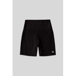 Kurze hochgeschnittene Slim-Fit Leggings mit G&uuml;rtel