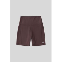 Kurze hochtaillierte Slim-Fit Leggings mit G&uuml;rtel