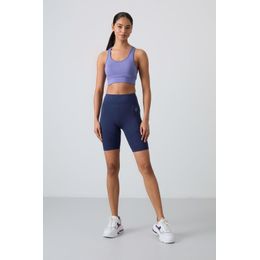 Kurze Hohe Taille Strick Leggings