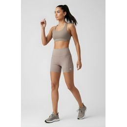 Kurze hochtaillierte Slim-Fit Leggings mit G&uuml;rtel