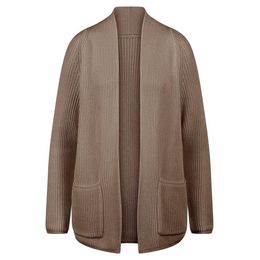 Peter Hahn - Strickjacke, beige, Gr. 48 / XL - Baumwolle